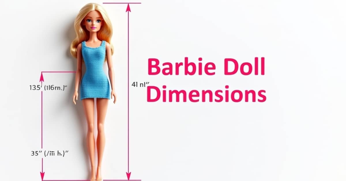 Barbie Doll Dimensions: A Comprehensive Guide