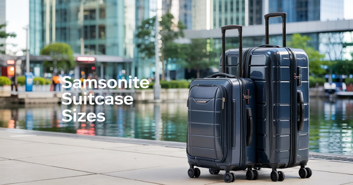Samsonite Suitcase Sizes: A Complete Guide