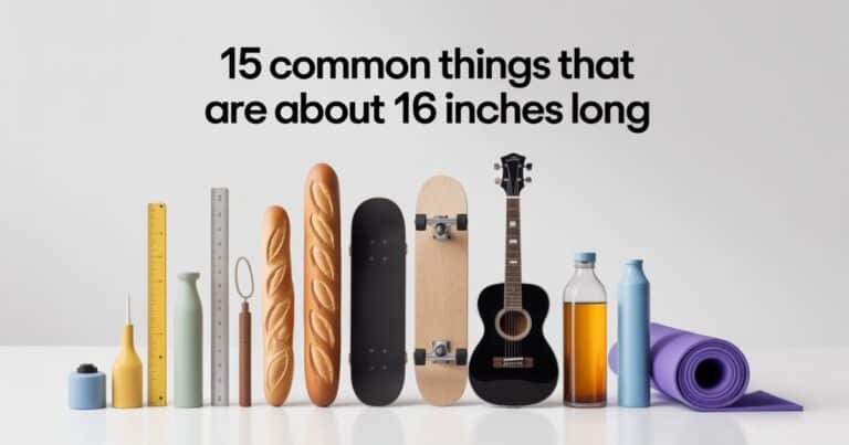 15 Common Things That Are About 16 Inches Long